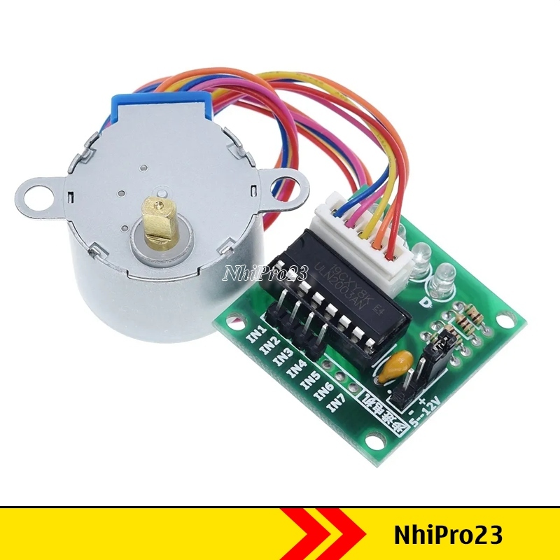 Stepper Motor 5V/12V 28byj-48, Stepper Motor Driver Circuit ULN2003 For ...