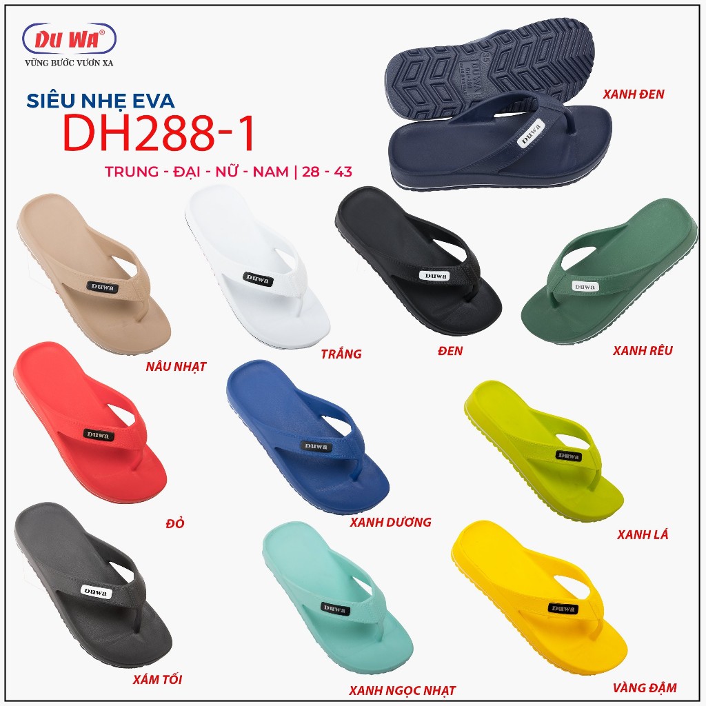 Duwa 288-1 Monolithic Molding Flip-Flops For Children [Genuine DUWA ...