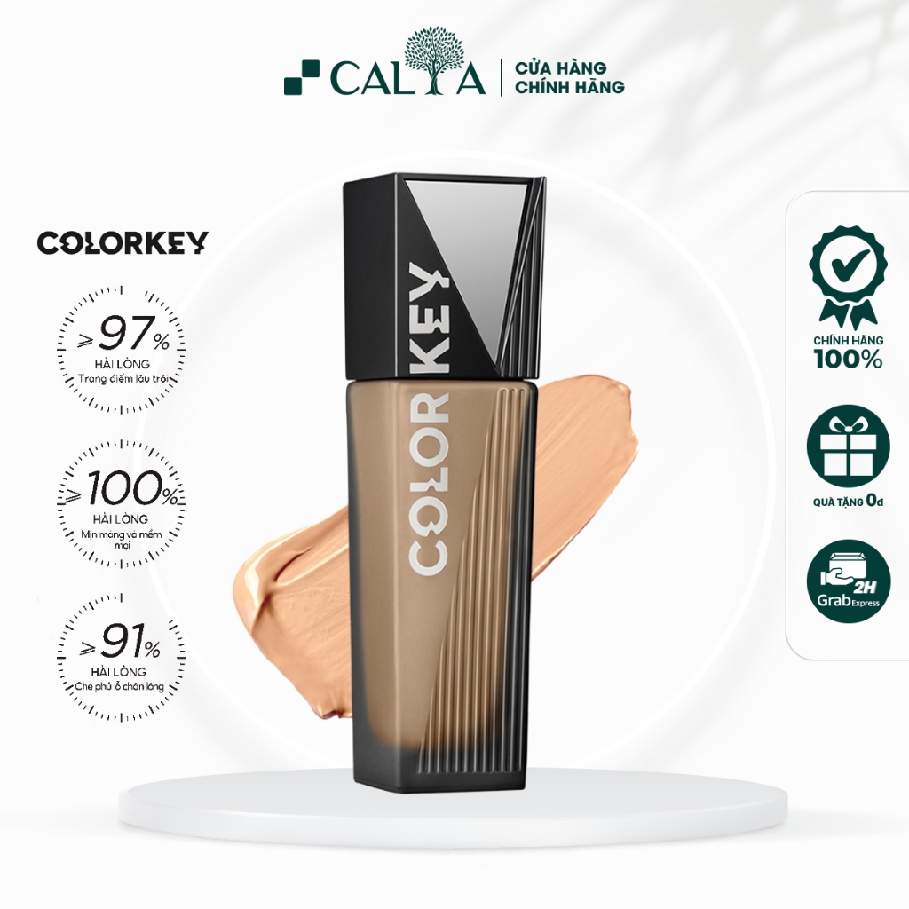 Colorkey Thin and Light Foundation, Long Lasting Natural Make Up 30g ...