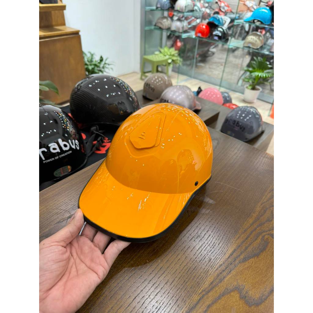 Genuine Brabus cap helmet, lighto orange helmet, Brabus fashion helmet ...