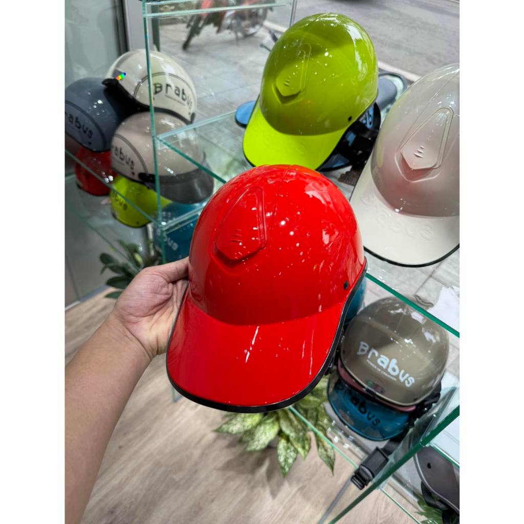Chery red helmet, genuine Brabus cap, Brabus fashion helmet | Shopee ...