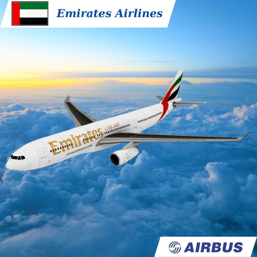 Airbus A330 Emirates Commercial Airplane Paper Model | Shopee Malaysia
