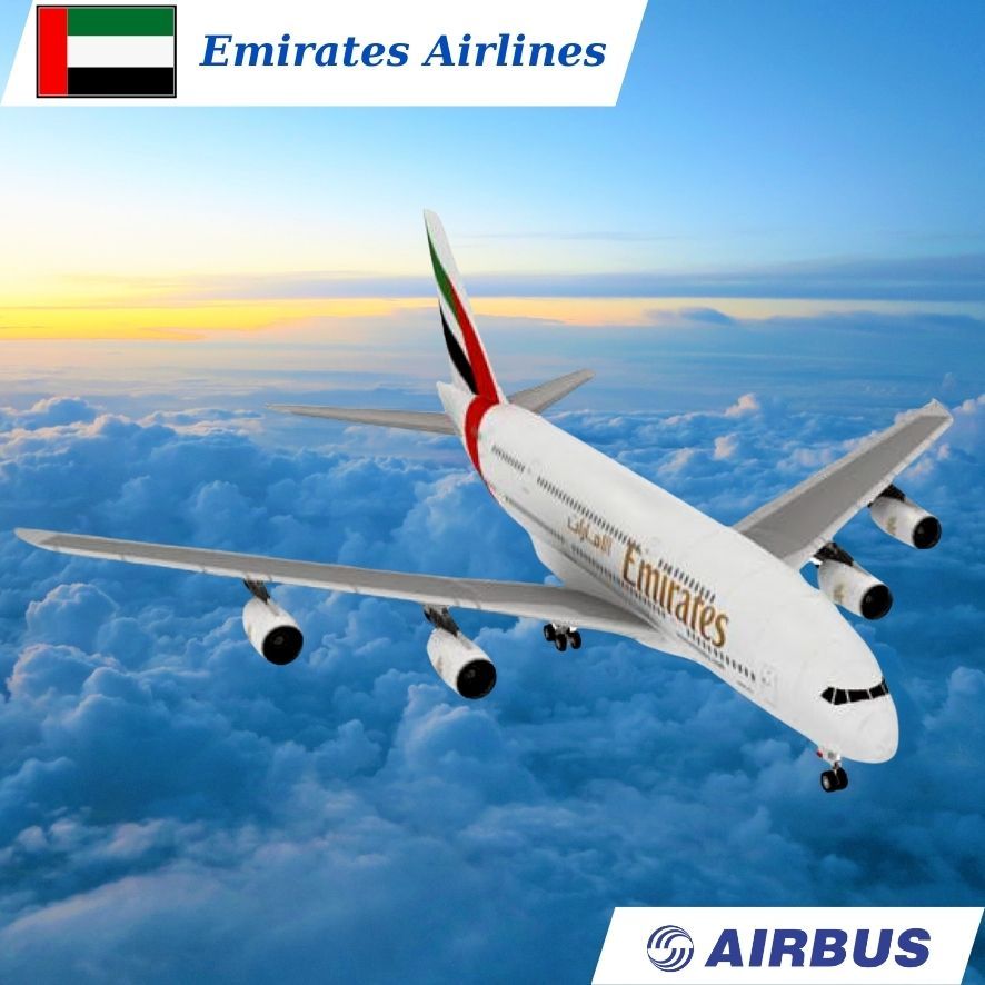 Airbus A380-700 EMIRATES Commercial Airplane Paper Model | Shopee Malaysia