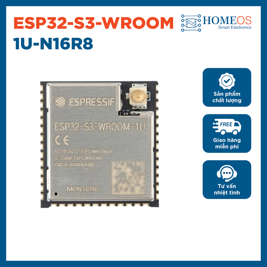 Esp32 S3 Wroom 1u N16r8 Shopee Malaysia