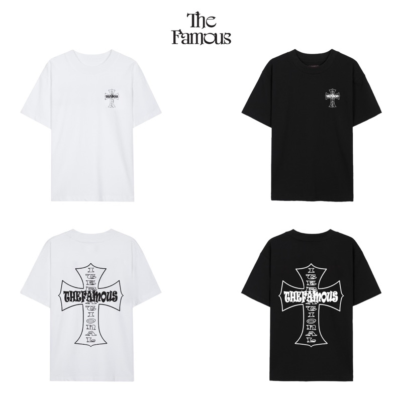 The Famous "Cross Biglogo" boxy t-shirt 100% cotton 250gsm | Shopee ...