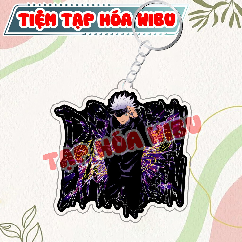 Acrylic Keychain Jujutsu Kaisen Character Gojo Itadori Yuji Geto Nanami ...