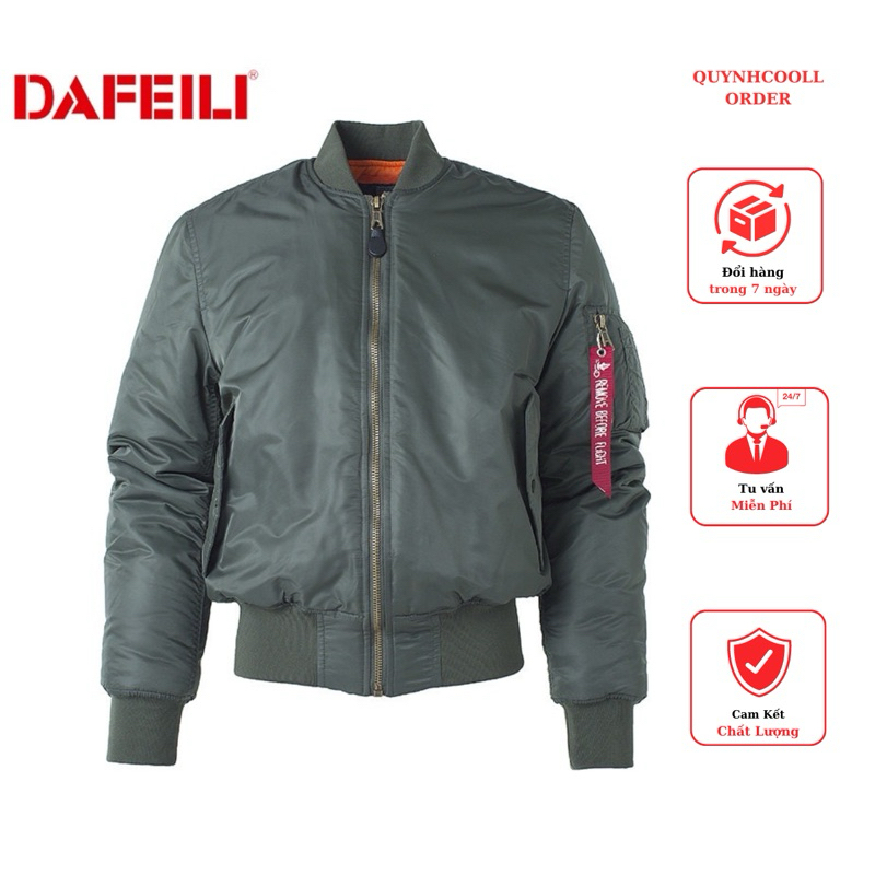 Genuine DAFEILI Pilot Bomber Jacket Men and Women boxy Form. Premium ...