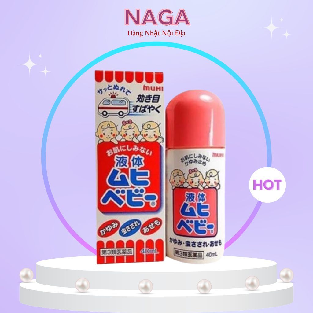Muhi Baby Mosquito Bite Roller 40ml Japan | Shopee Malaysia