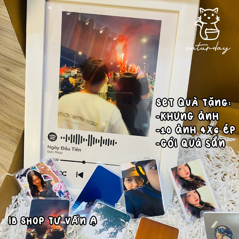 [READY GIFT PACKAGE]_Gift set 10x15 PHOTO FRAME + 10 PRESSED 4X6 PHOTOS ...