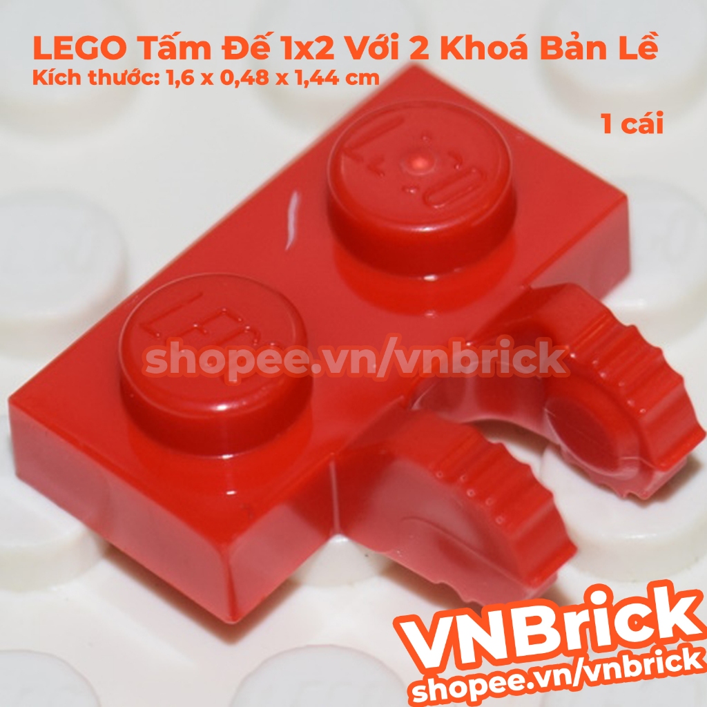 [1 Piece] LEGO Hinge Plate 1 x 2 Locking with Dual Fingers (50340 / ...