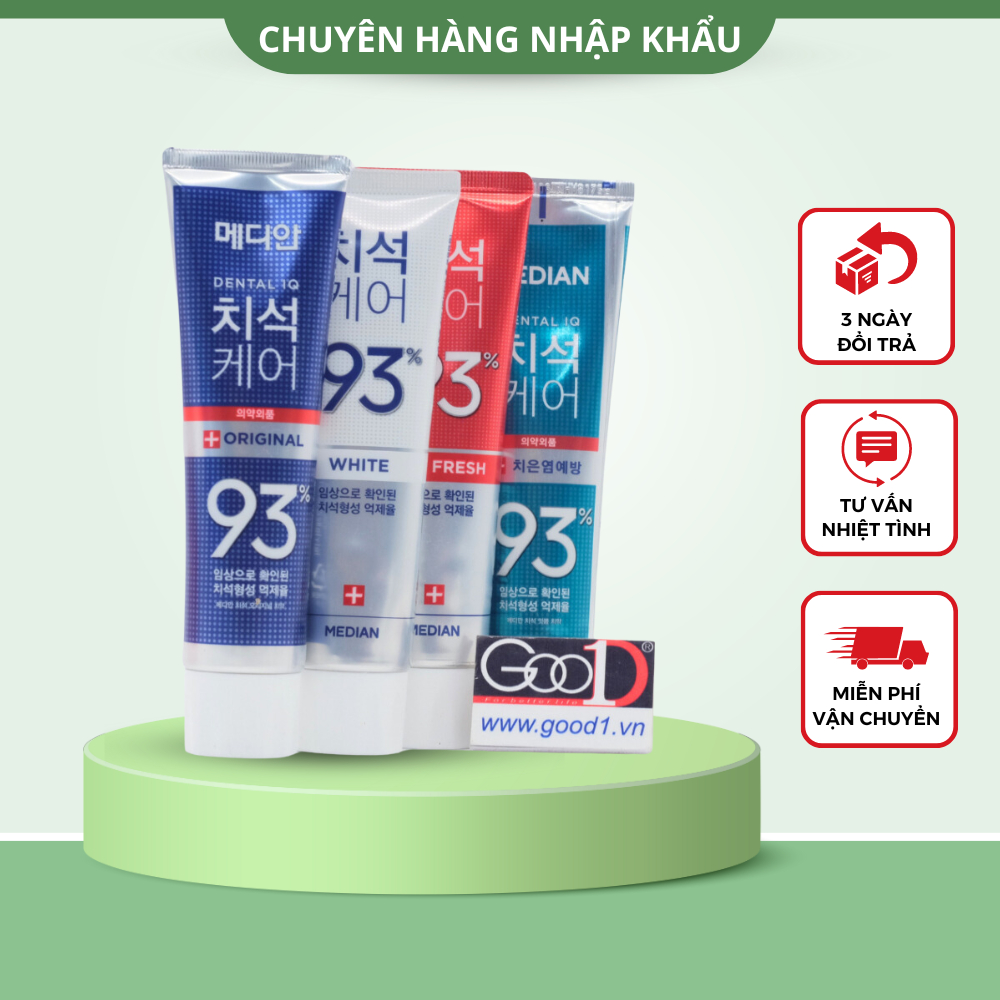 Median Dental IQ 93% Korean toothpaste 120g | Shopee Malaysia