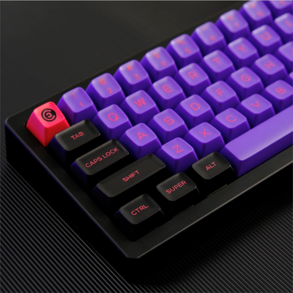 Keycap Smiling Face Injection Violet - SA Profile - Double Shot ...