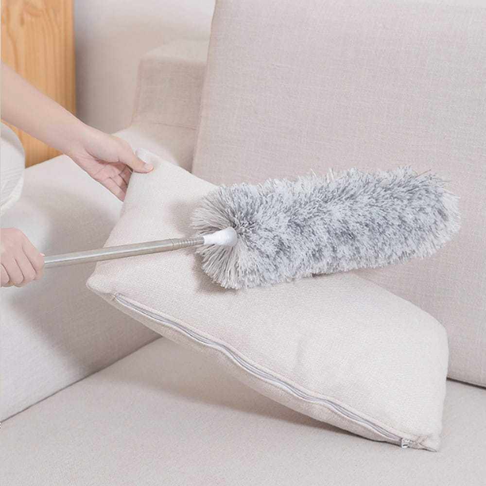 Convenient folding ceiling broom, chicken feather dusting broom, cobweb ...