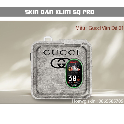 Cheap Skin Stickers GUCCI Stone Pattern For Xlim SQ Pro,Xlim V2, Pro ...
