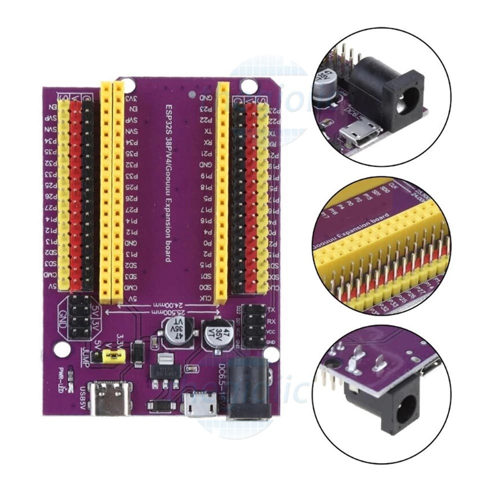 Esp32 Type 30 and 38 Pin Type-C/Micro USB Output Base | Shopee Malaysia