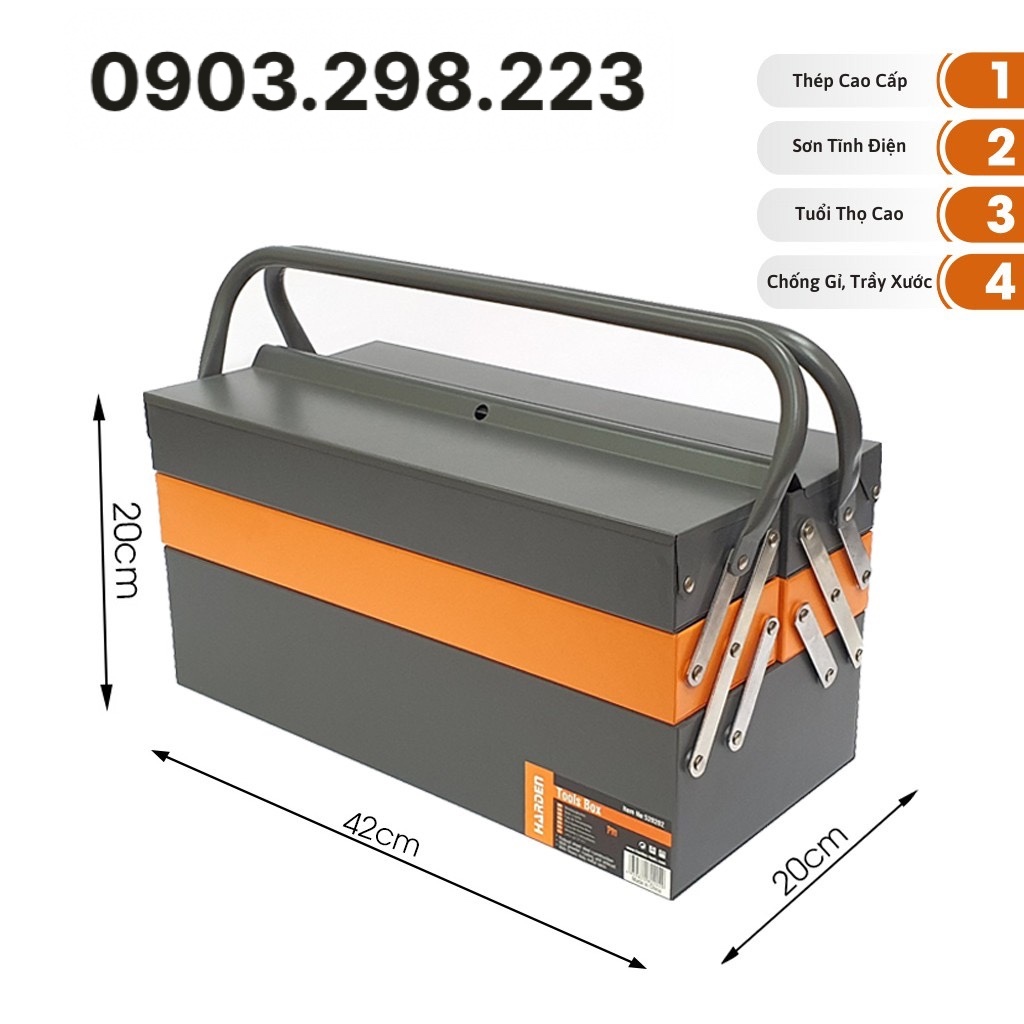 Tool box, multi-purpose tool box - 3-layer box with 5 trays | Shopee ...