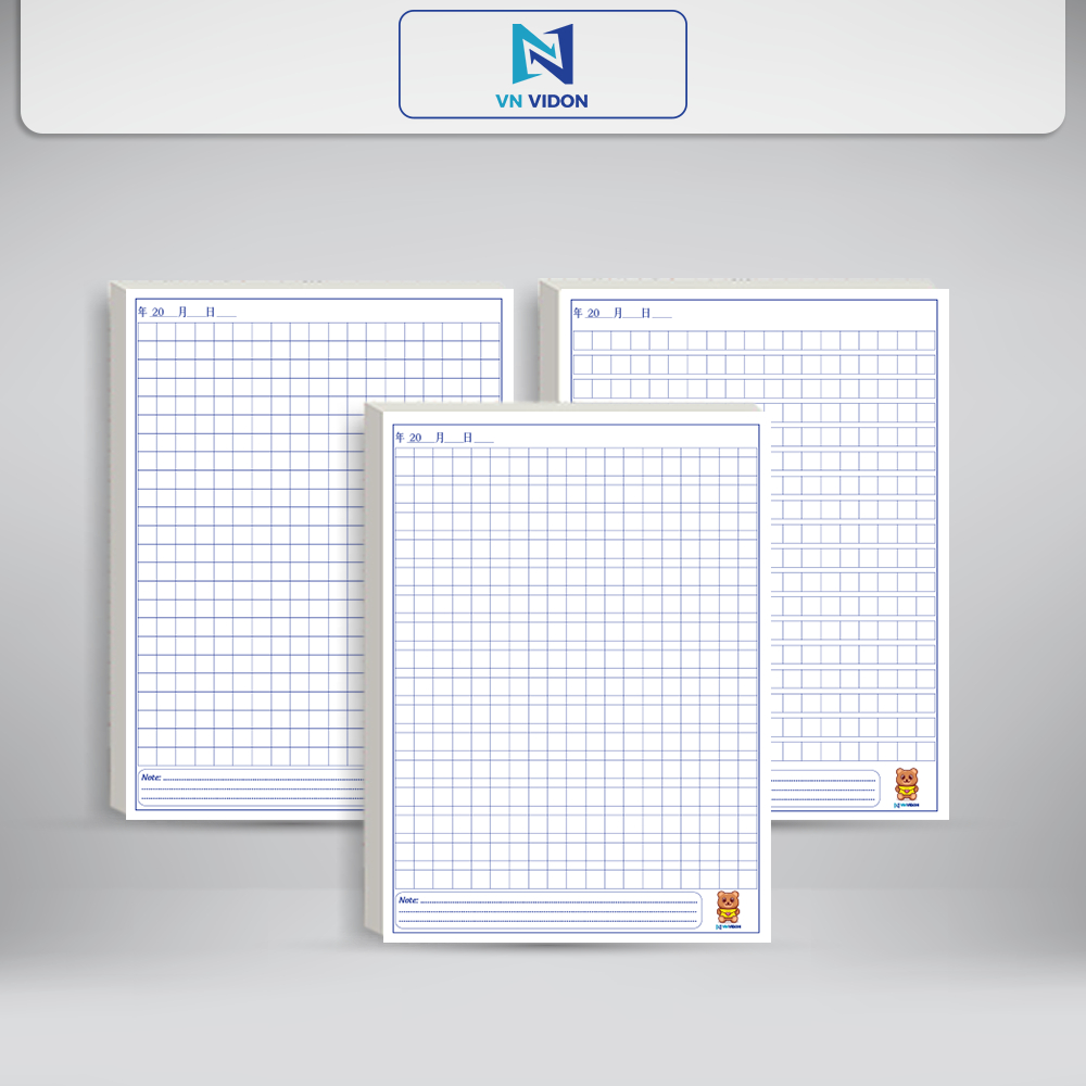 Square Chinese handwriting practice paper A4 Chinese writing paper 1 ...