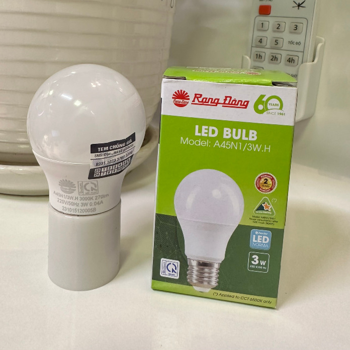 (RD) Rang Dong 3w round led bulb | Shopee Malaysia