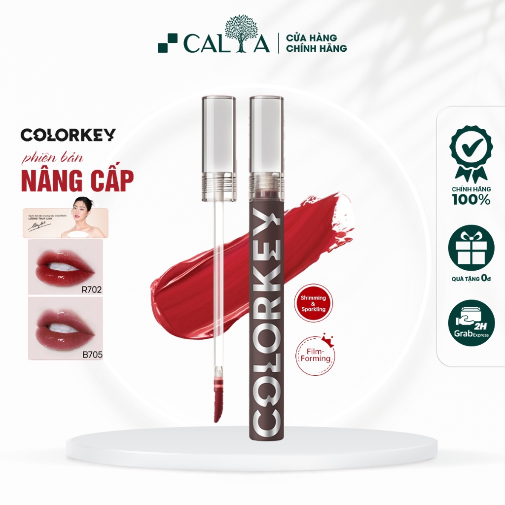 Colorkey Colorkey Long Lasting Glossy Lipstick, For Charming Lips - Glasting Water Tint 1.7g ...