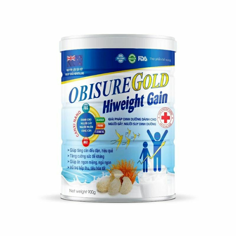 Obisure Gold Hiweight Gain Weight Gain Milk Powder 900gr Nutrition For ...