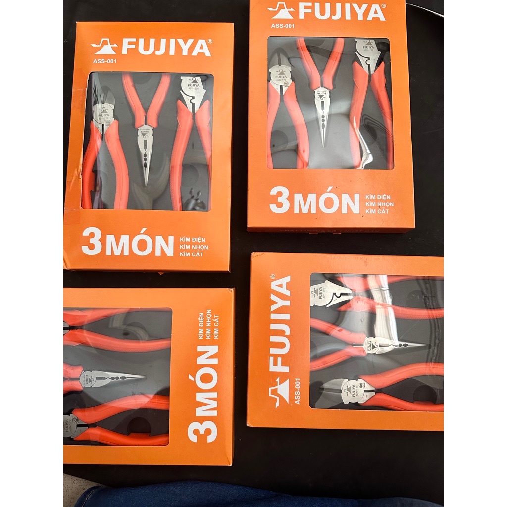 Fujiya 3-piece premium multi-purpose pliers set | Shopee Malaysia