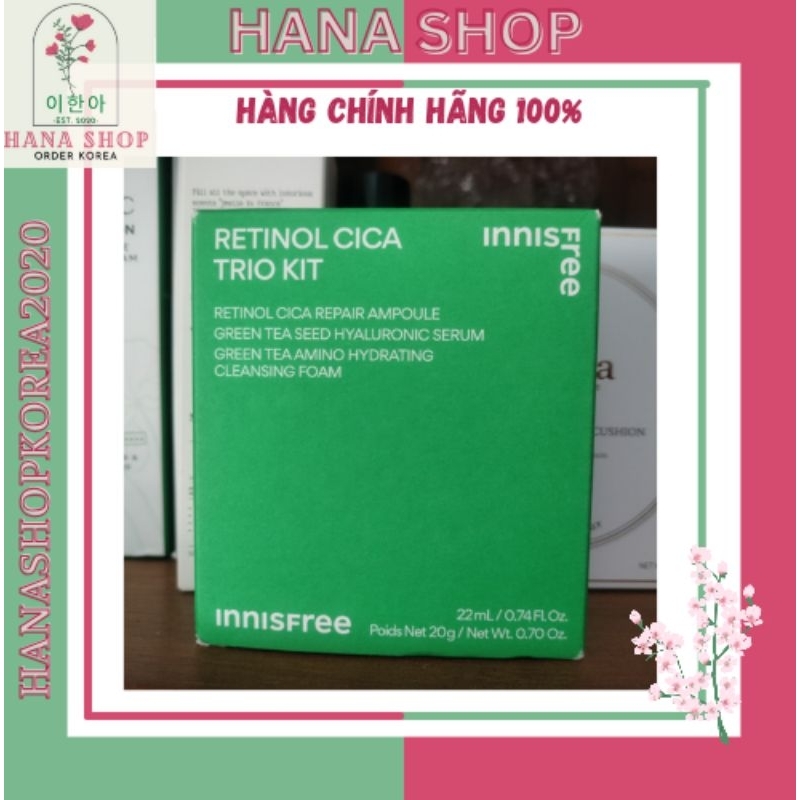 Innisfree Retinol Cica Trio Kit 3pc Sample Set | Shopee Malaysia
