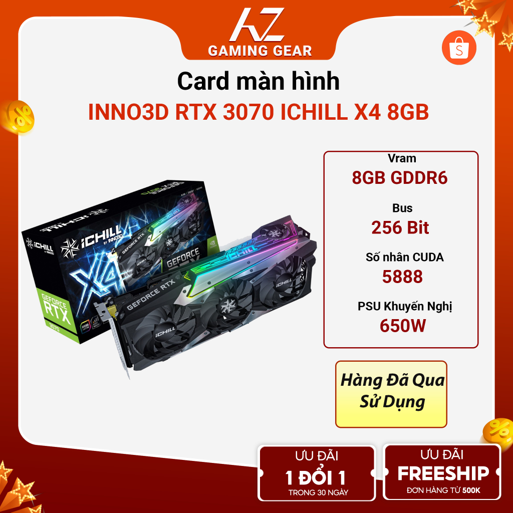 Vga INNO3D RTX 3070 ICHILL X4-8GB | Shopee Malaysia
