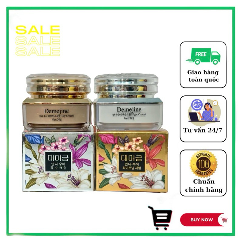 Genuine Korean Demejine Face Cream Combo | Shopee Malaysia
