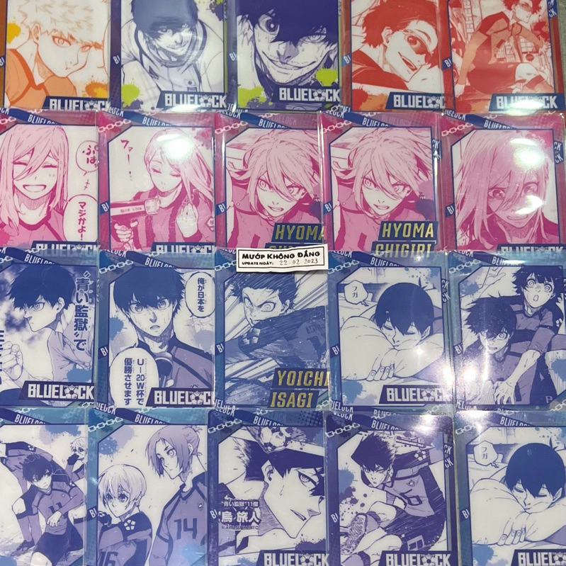 [BLLK Available - P17] Card clear fav BLUE LOCK dignity ISAGI CHIGIRI ...