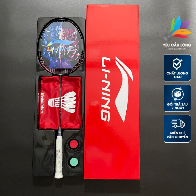 Lining Axforce 80 Badminton Racket Full Box - Includes Power String ...
