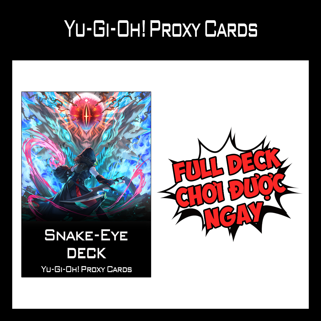 YUGIOH Cards - Snake Eye Deck - 1 SIDE PRINTED (60 Cards) | Shopee Malaysia