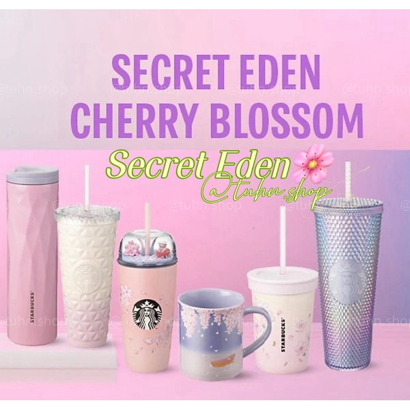 Starbucks Secret Eden Collection CHERRY BLOSSOM 2024 | Shopee Malaysia