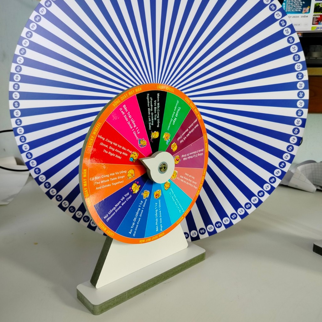 Wheel (Bilingual English - Vietnamese 16 cells - diameter: 25cm x ...