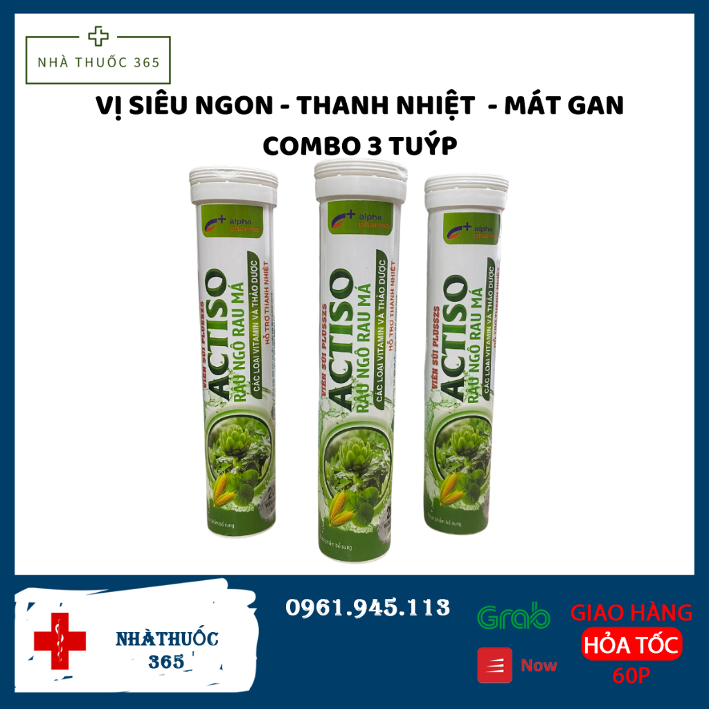 Artichoke corn silk pennywort effervescent tablets help cool the body ...