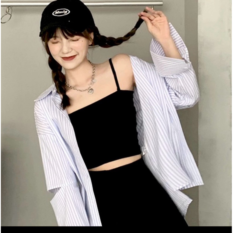 Sexy Strapless T-Shirt, Easy-To-Match Spaghetti strap Strapless Shirt ...