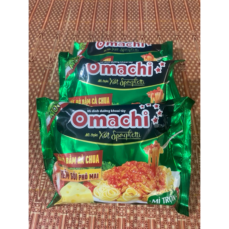 Omachi spaghetti mixed noodles with minced beef and tomato sauce, 90g ...
