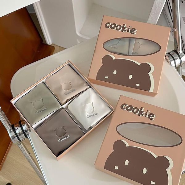 Set 4 Full Box COOKIE High-Quality Antibacterial Su-Box Underwear ...