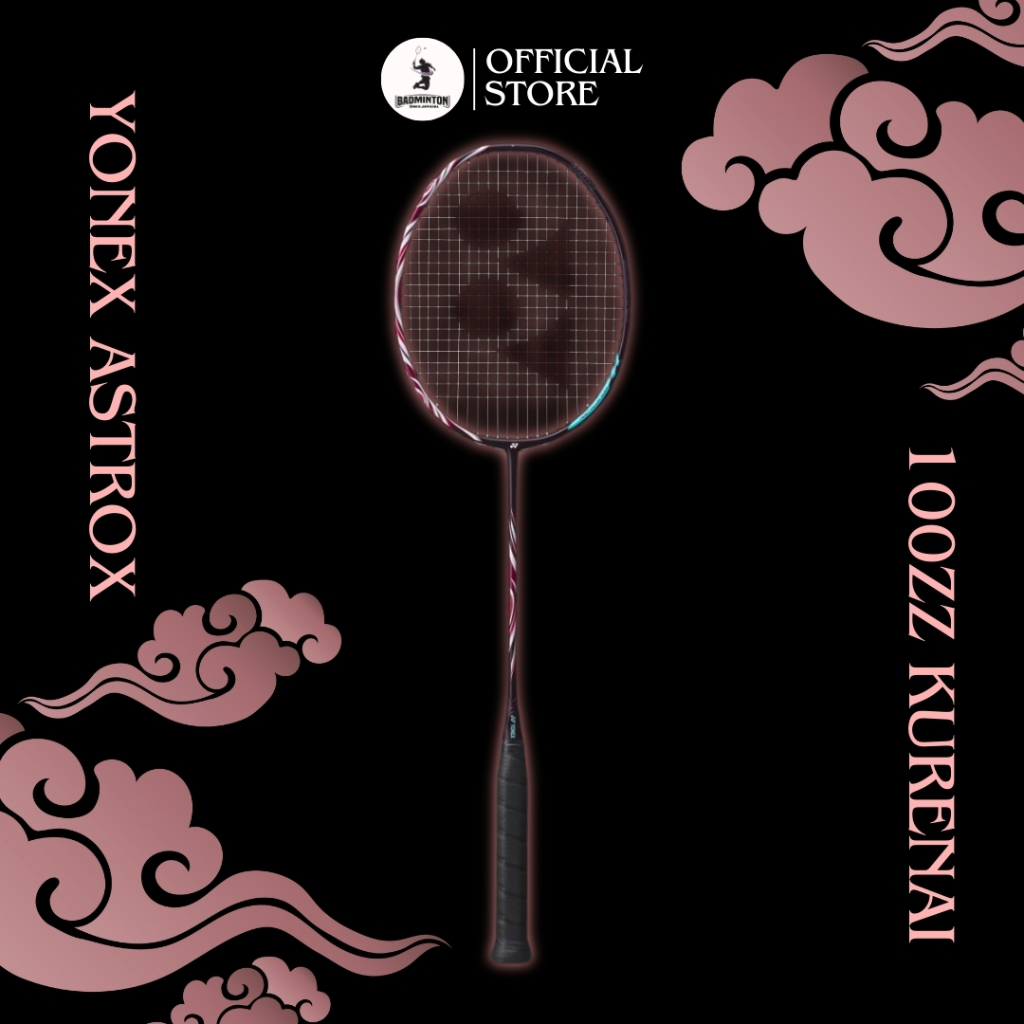 Yonex Astrox 100zz Kurenai badminton racket (ms9) with modern design and cheap price, type 1 ...