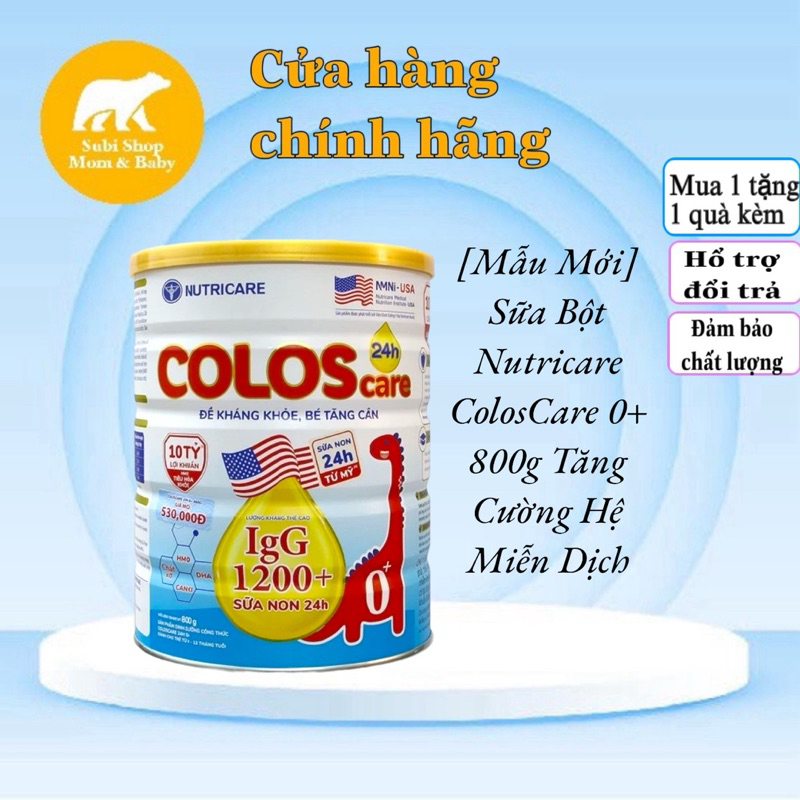 [New Sample] Nutricare ColosCare Milk Powder 0+ 800g Boosts The Immune System | Shopee Malaysia