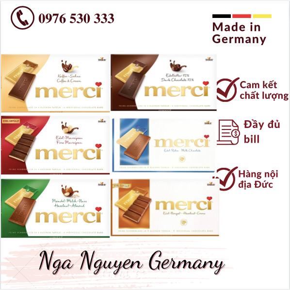 (Domestic Germany) German Merci chocolate bar 100g super delicious ...