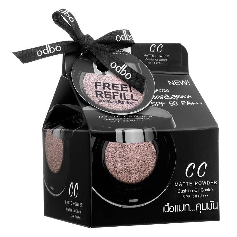 Odbo CC Matte Powder Cushion Oil Control SPF 50 PA+++ | Shopee Malaysia