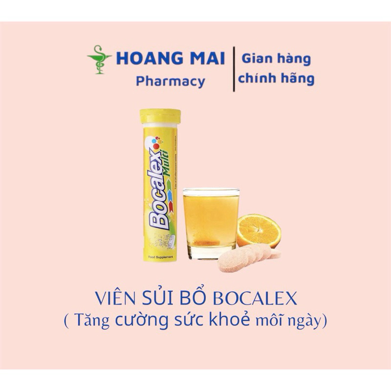 Bocalex Multi Pharmaceutical Hau Giang tub 20 tablets, effervescent ...