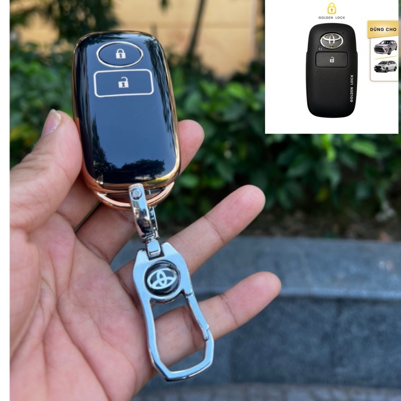 Toyota Veloz-Raize-avanza 2022 Car Key Cover In Black And Yellow ...