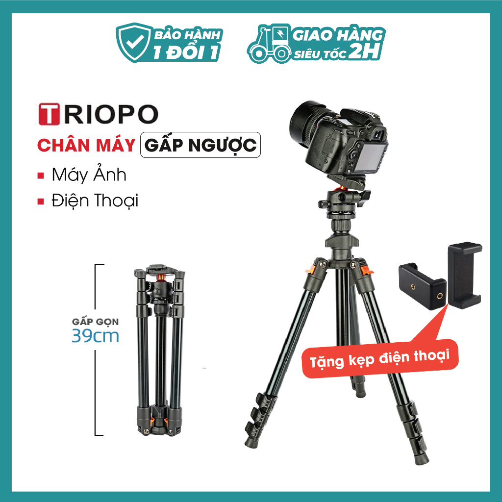 Tripod Triopo K268 super compact and lightweight | Shopee Malaysia