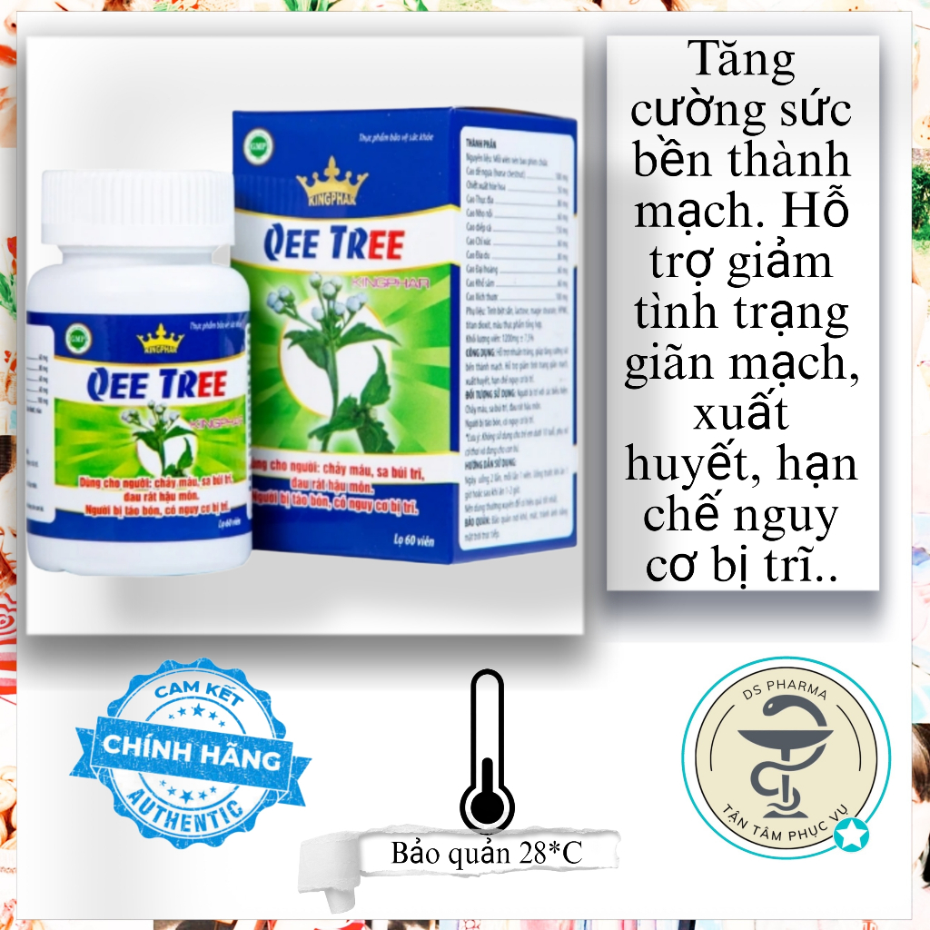 Qee Tree Kingphar Oral Tablets Increase The Durability Of The Vessel ...