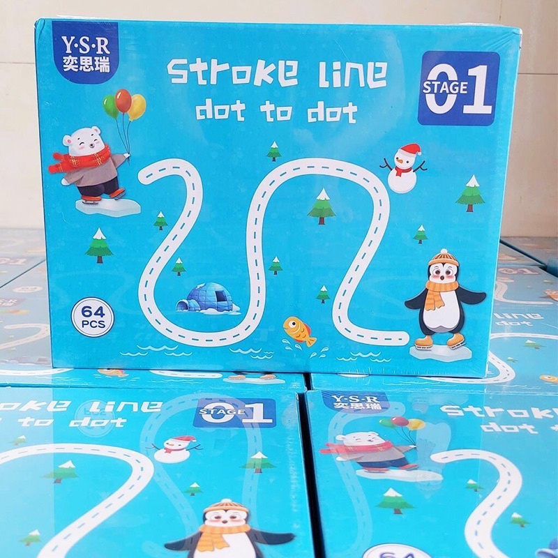 Set Of 6-Number And Basic 64-Page Erasable Alphabet, Numbers And Lines ...
