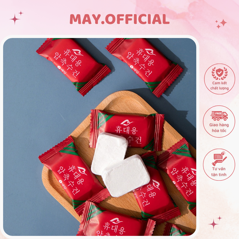 Set of 20 candy-shaped compressed tissues - Standard product, genuine ...
