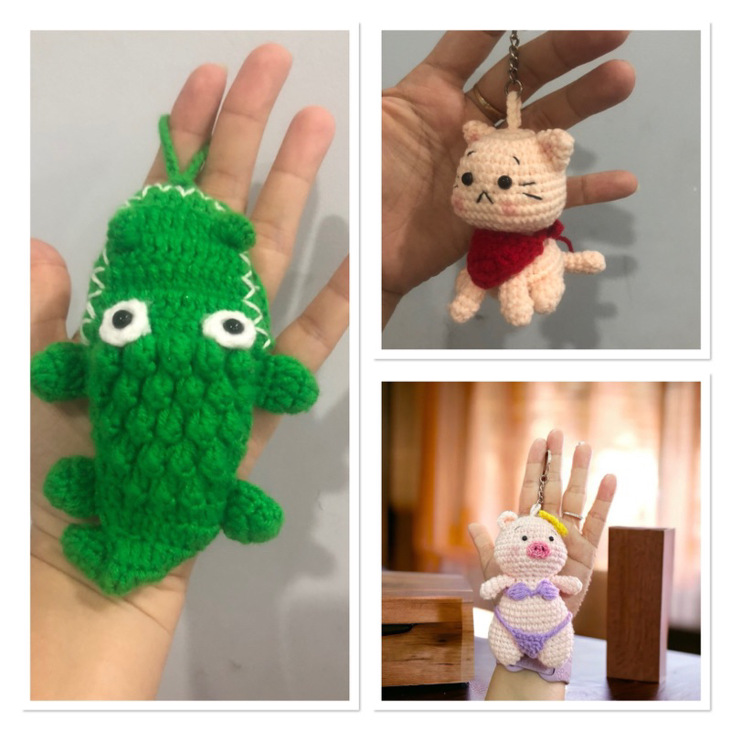 Handmade wool keychain Meaningful gift | Shopee Malaysia