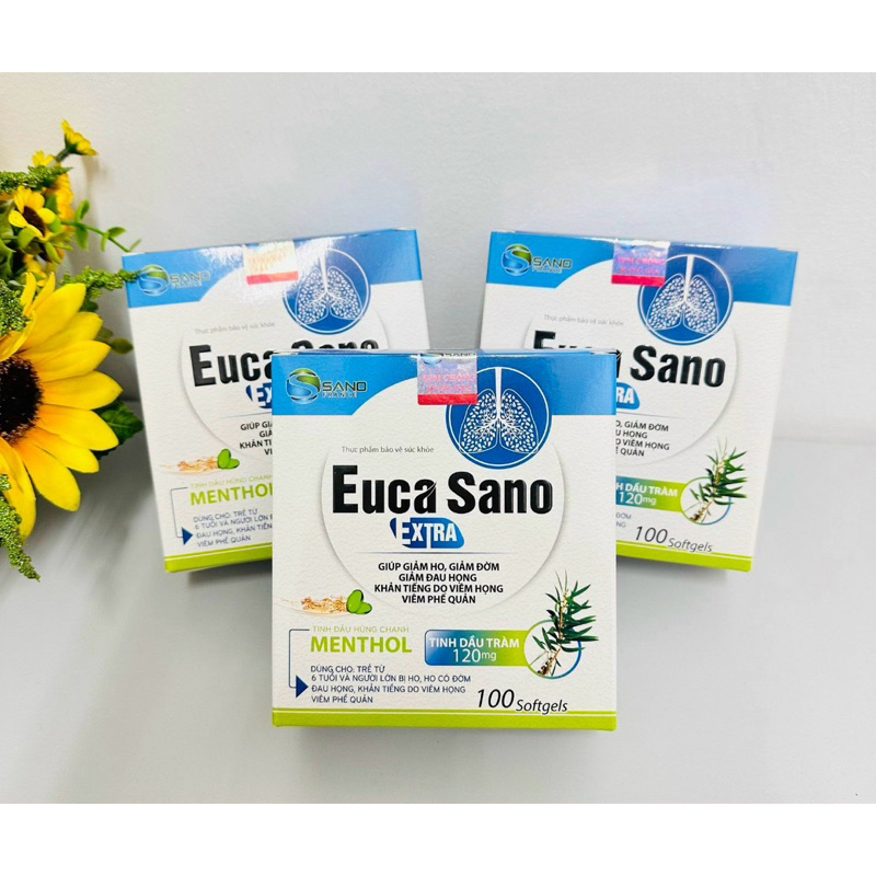 Euca Sano Extra repels upper problems to help relieve coughs, reduce phlegm, relieve sore throat ...