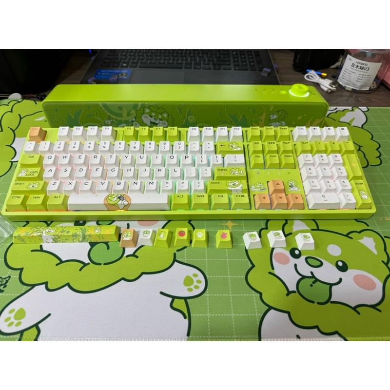 Akko 5108B Plus Cabbage Dog mechanical keyboard combo (Multi-modes ...